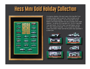 Mini Hess Trucks – Jackie's Toy Store